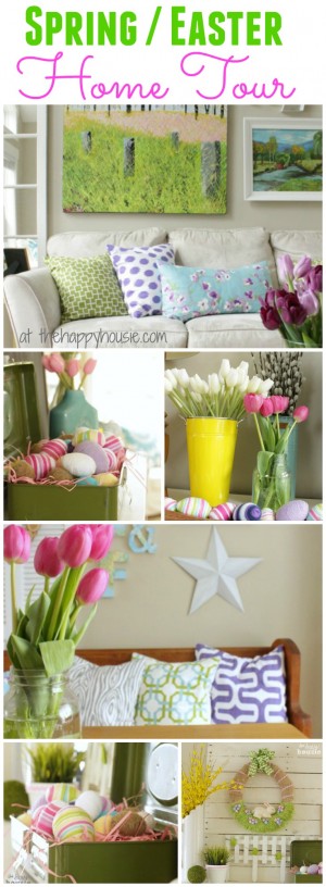 Spring Home Tour Today!! {Spring Parade of Homes} | The Happy Housie
