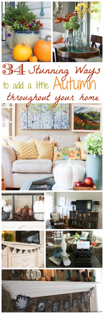 34 Stunning Autumn Decorating Ideas for Your Home | The Happy Housie