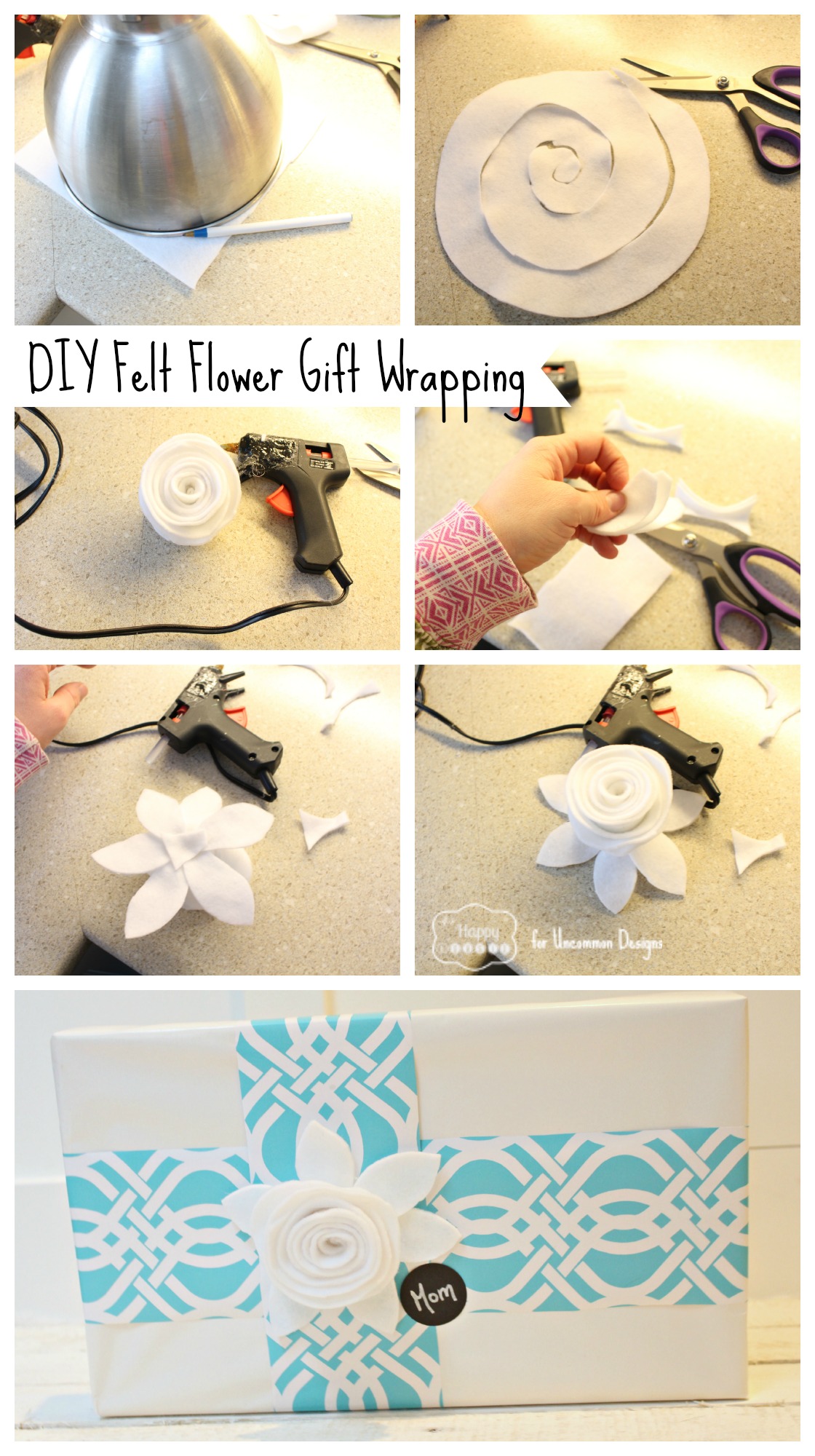 Five Fast & Fab Gift Wrap Ideas | The Happy Housie