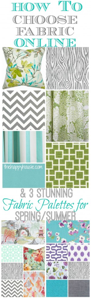 3 Stunning Fabric Palettes for Spring/Summer and How to Choose Fabric ...