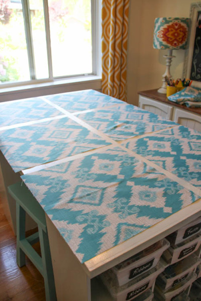 How to Sew a DIY Pouf Ottoman {Indoor or Outdoor} | The Happy Housie