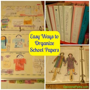 How to Organize Children's School Work | The Happy Housie