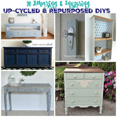 20 Amazingly Inspiring Up-cycled and Repurposed Projects | The Happy Housie