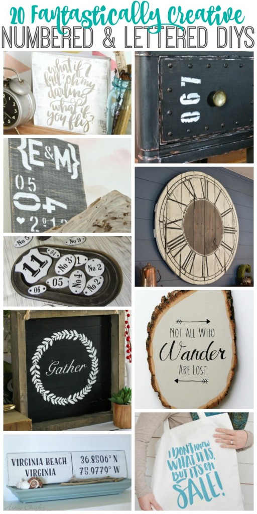 20 Fantastically Creative Numbered and Lettered DIY Projects | The ...