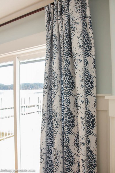 Quick & Easy DIY Barely Sew or No Sew Drapery Panels | The Happy Housie