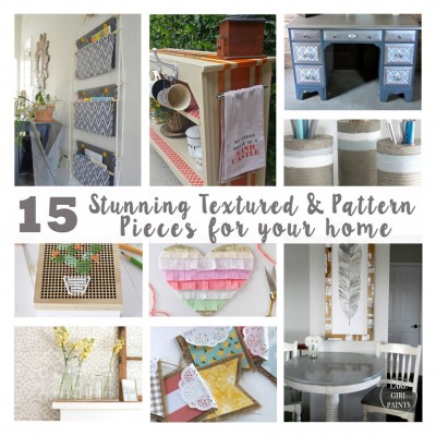 15 Stunning Textured & Patterned Projects | The Happy Housie