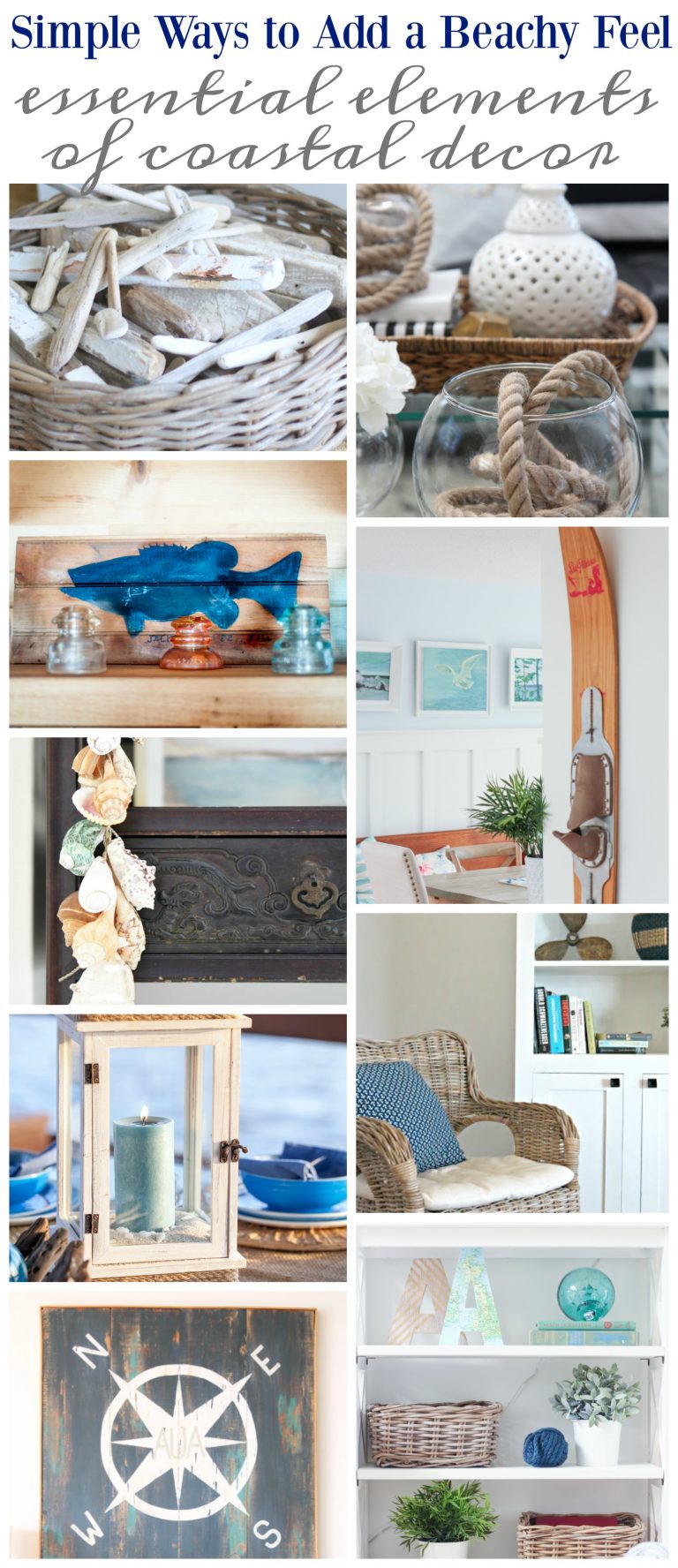 Simple Ways to Add a Beachy Feel to Your Home | The Happy Housie