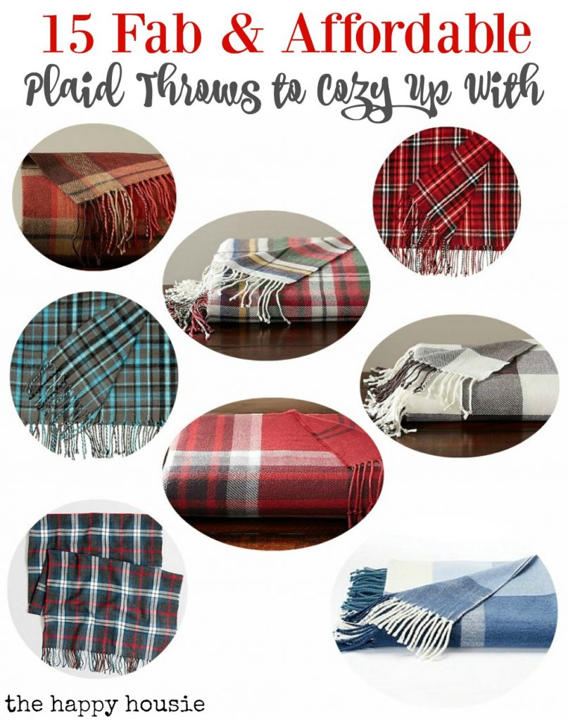 Friday's Finds: 15 Fab & Affordable Plaid Throws | The Happy Housie