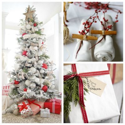 Rustic Natural Cabin-Chic Christmas Style Series | The Happy Housie