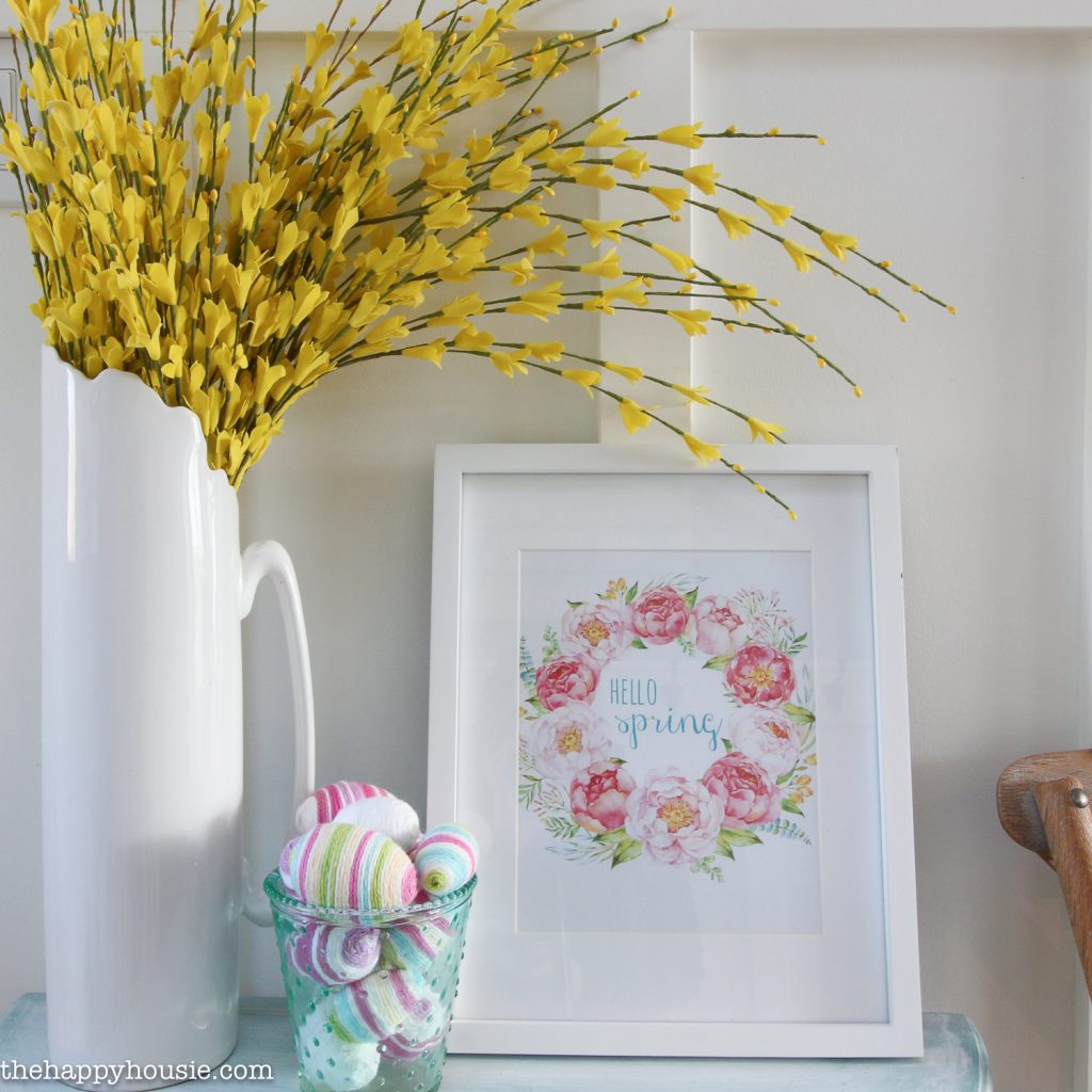Free Printable Spring Peony Art & Easter Art | The Happy Housie