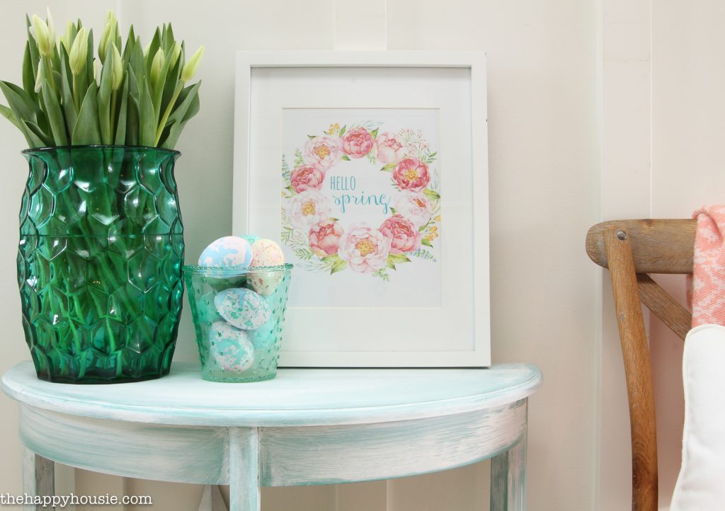 Spring Home Tour: Our Spring Entry Hall & Dining Room | The Happy Housie