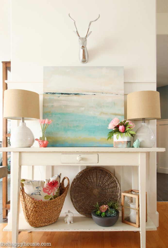 Spring Home Tour: Our Spring Entry Hall & Dining Room | The Happy Housie