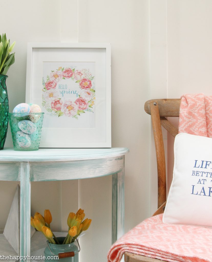 Spring Home Tour: Our Spring Entry Hall & Dining Room | The Happy Housie