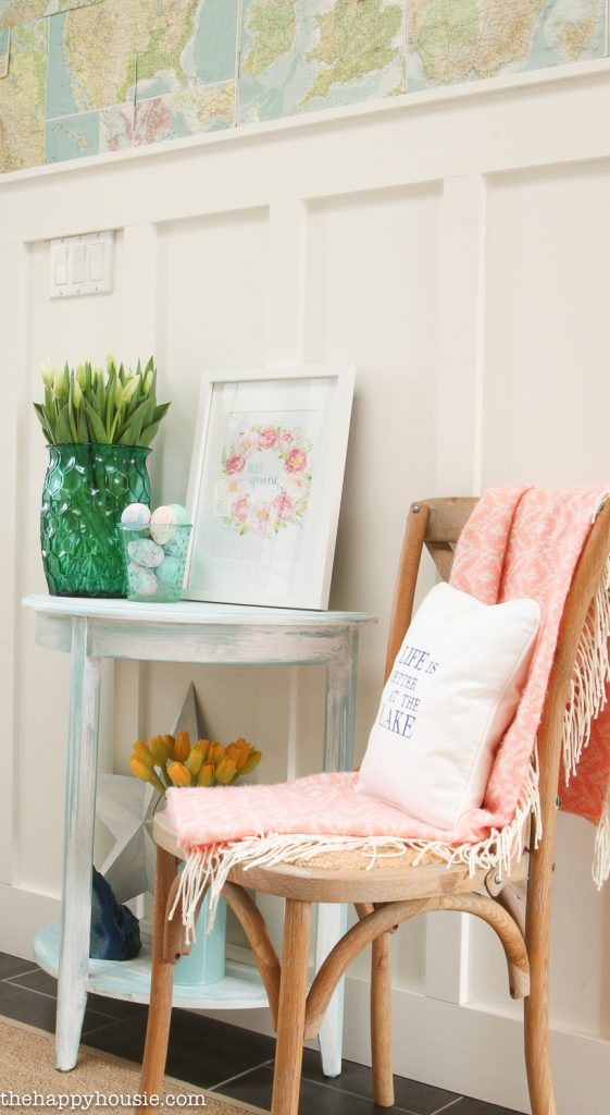 Spring Home Tour: Our Spring Entry Hall & Dining Room | The Happy Housie