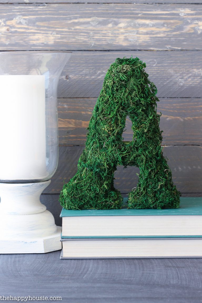 DIY Moss Letters (& a Craft Book!) | The Happy Housie