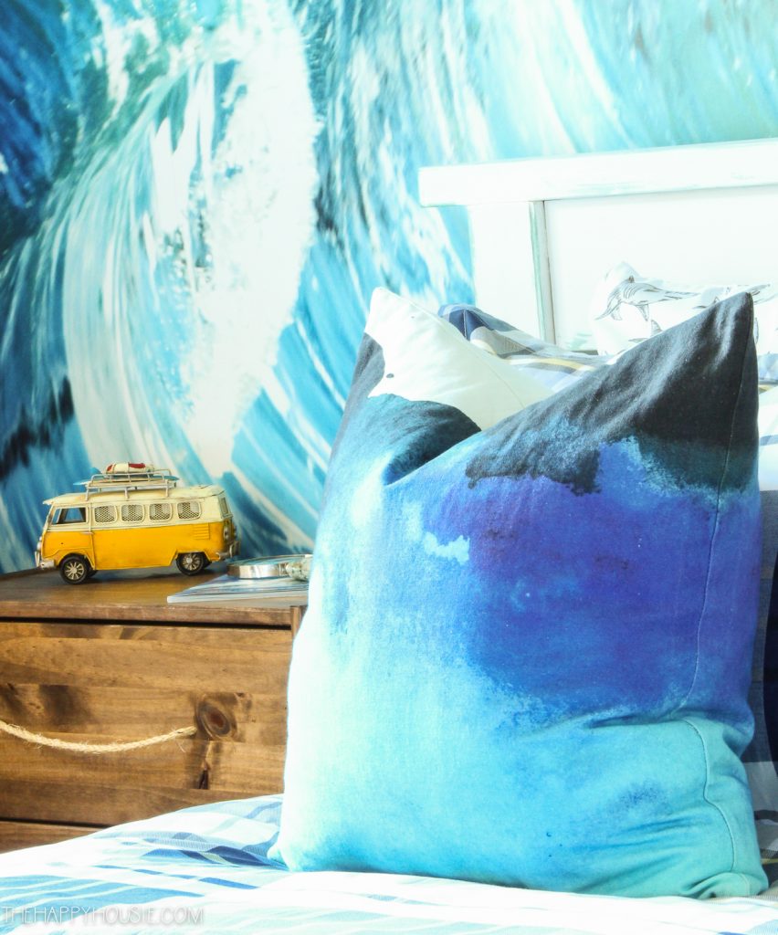 Surf Style Beachy Bedroom Makeover Reveal | The Happy Housie