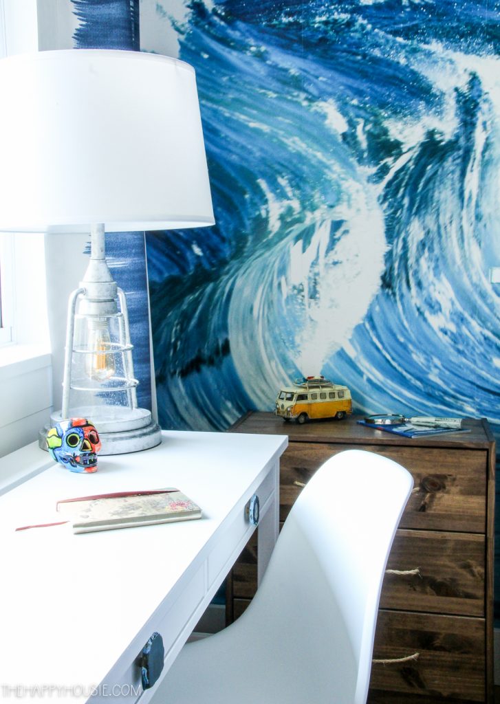 Surf Style Beachy Bedroom Makeover Reveal | The Happy Housie