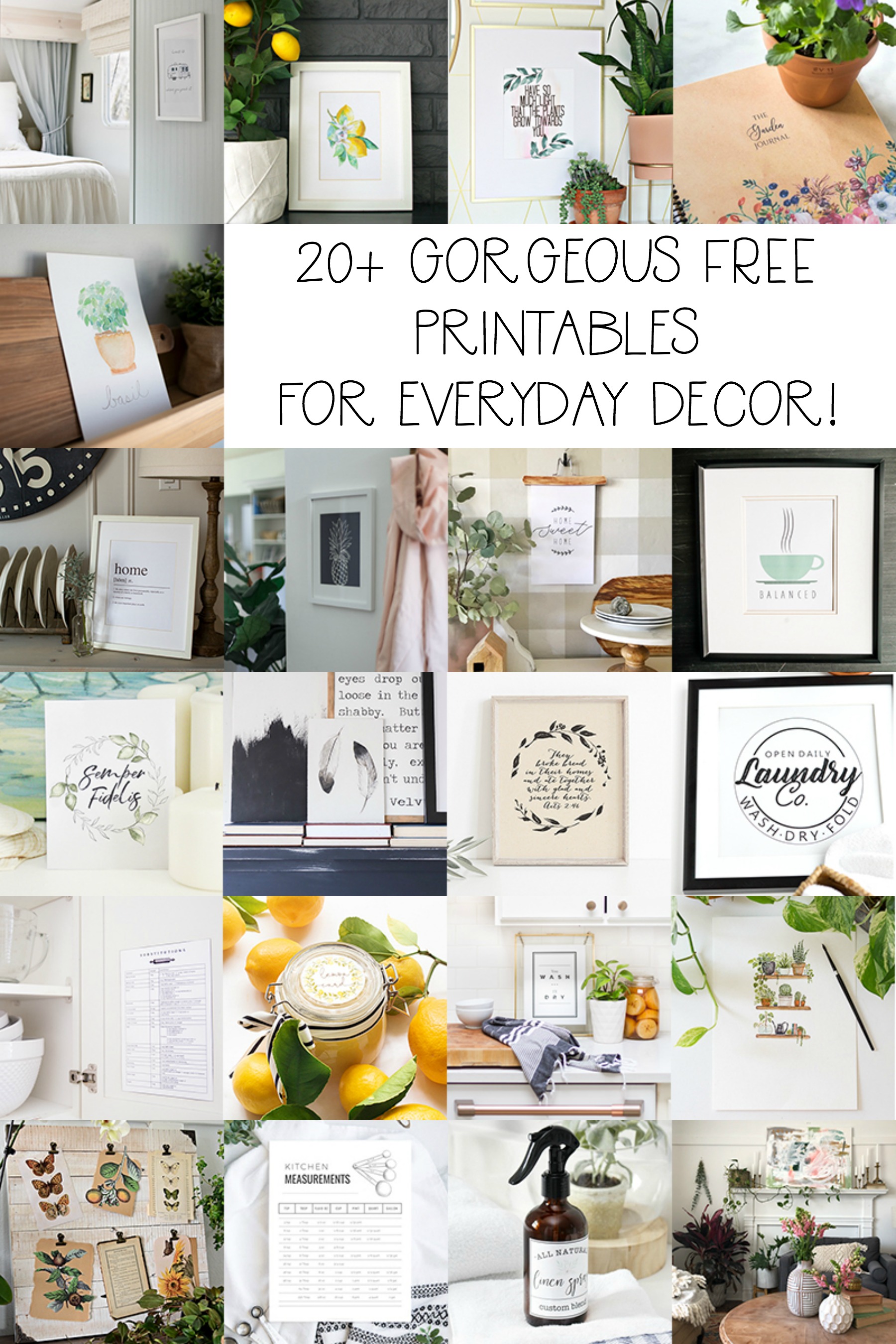 Series of 3 Free Printable Watercolour Lemon Art Prints | The Happy Housie