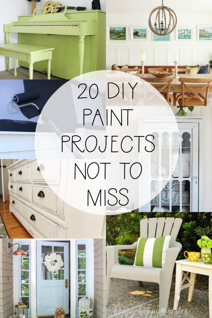 20 Fab DIY Paint Projects with Tips & Tutorials | The Happy Housie