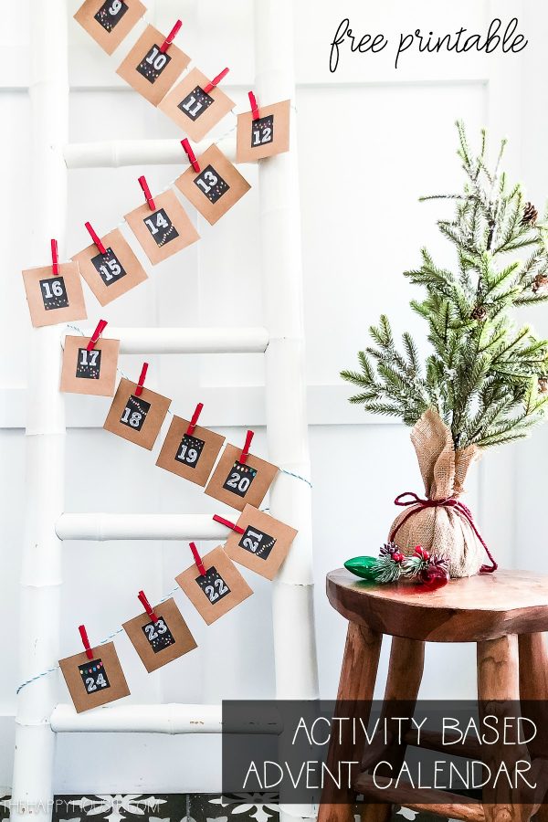 Free Printable Activity Based Advent Calendar | The Happy Housie