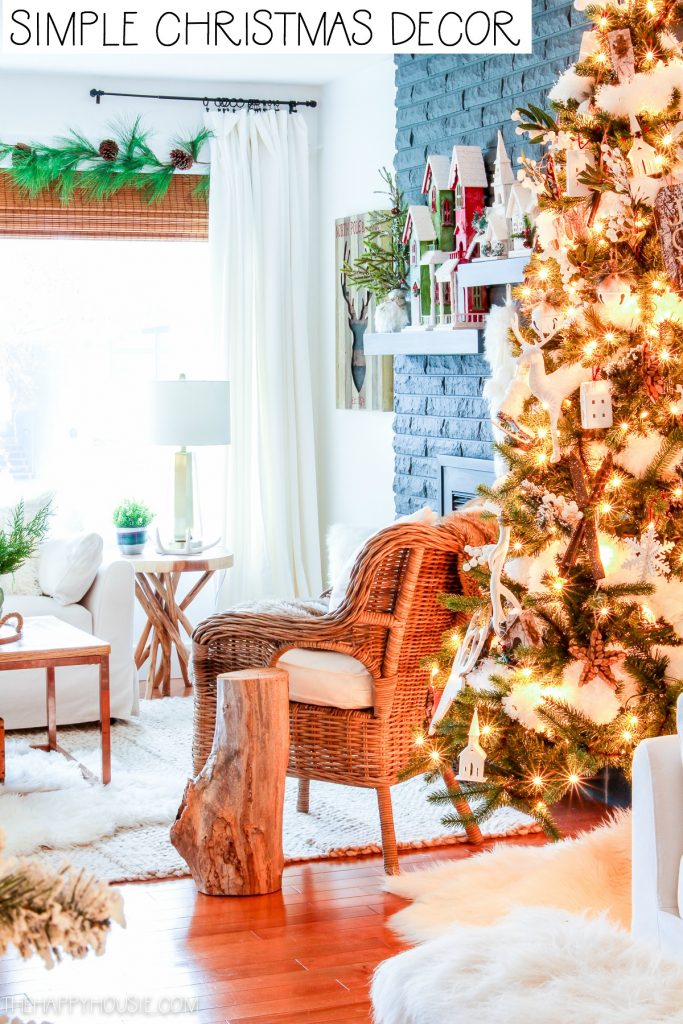 Simple Christmas Decorating throughout the House | The Happy Housie