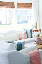 Modern Boho Farmhouse Spring Decorating Home Tour | The Happy Housie