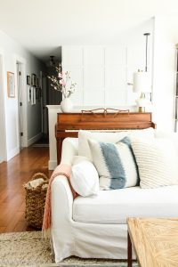 Modern Boho Farmhouse Spring Decorating Home Tour | The Happy Housie