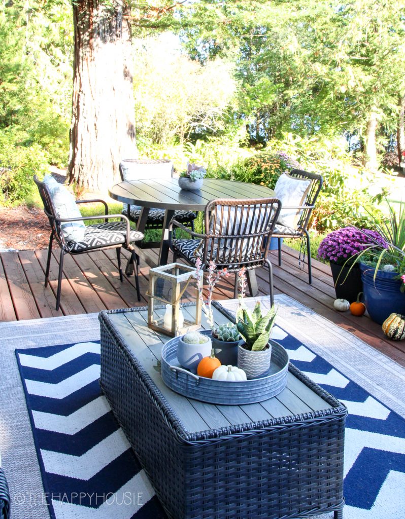 Simple Fall Porch & Deck Decor Ideas | The Happy Housie