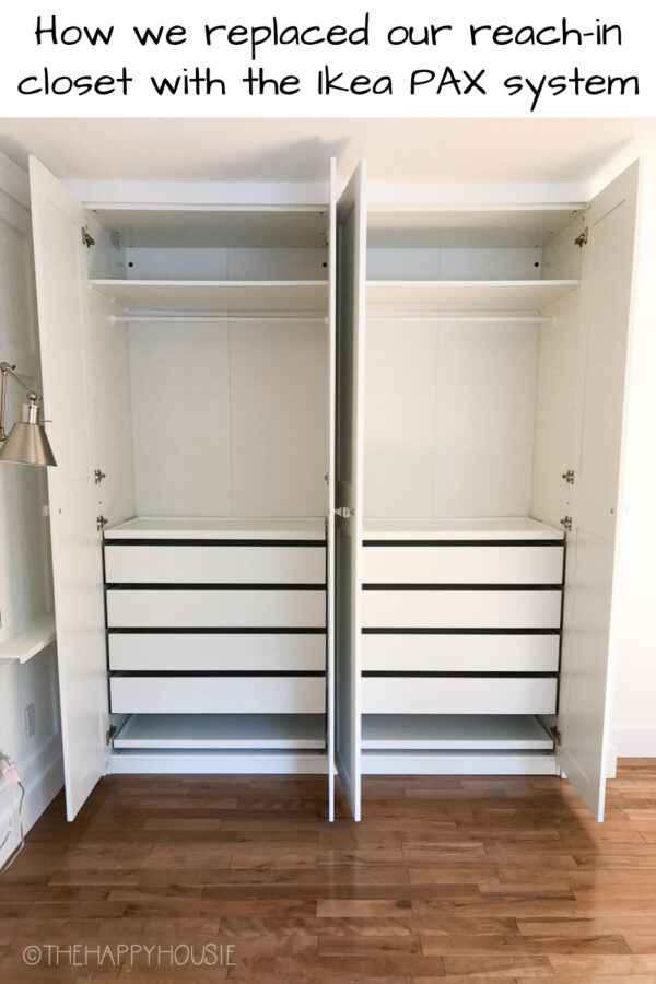 Replacing our Reach-in Closet with an Ikea Pax Closet System | The ...