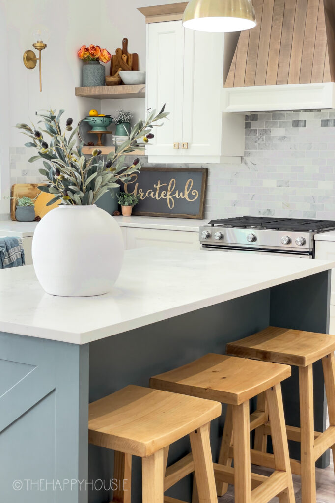 Our New Build Three-Tone Modern Farmhouse Style Kitchen | The Happy Housie