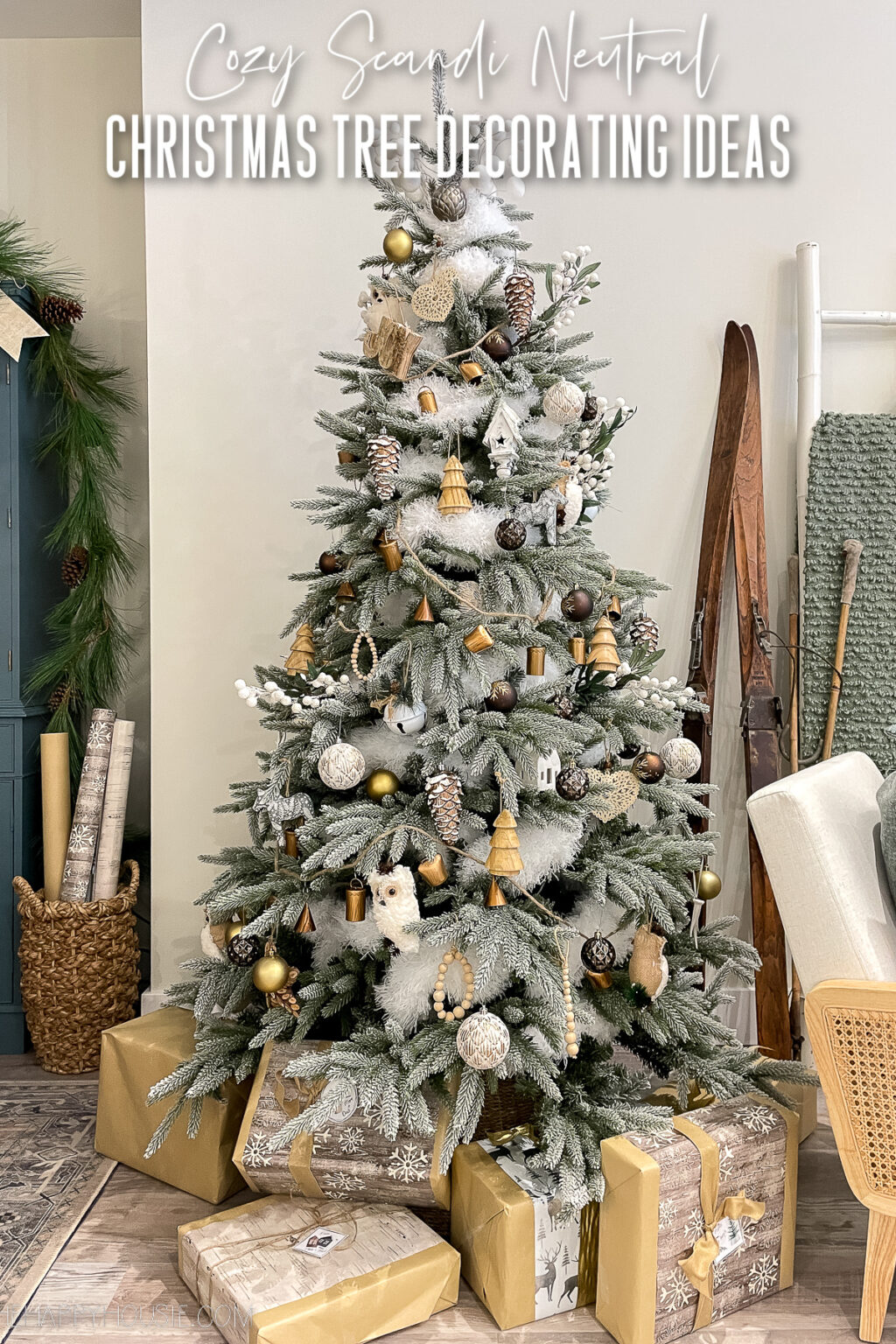Scandi Neutral Christmas Tree Decorating Ideas | The Happy Housie